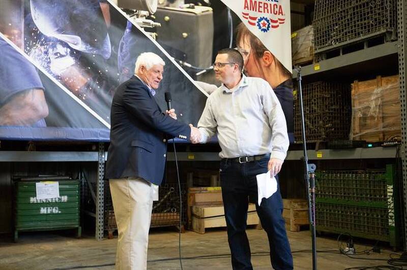Congressman Bob Gibbs Visits Minnich Manufacturing for AEM I Make ...