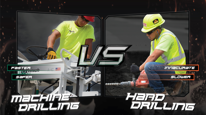 Concrete Dowel Drilling vs. Hand Drilling - Minnich Manufacturing